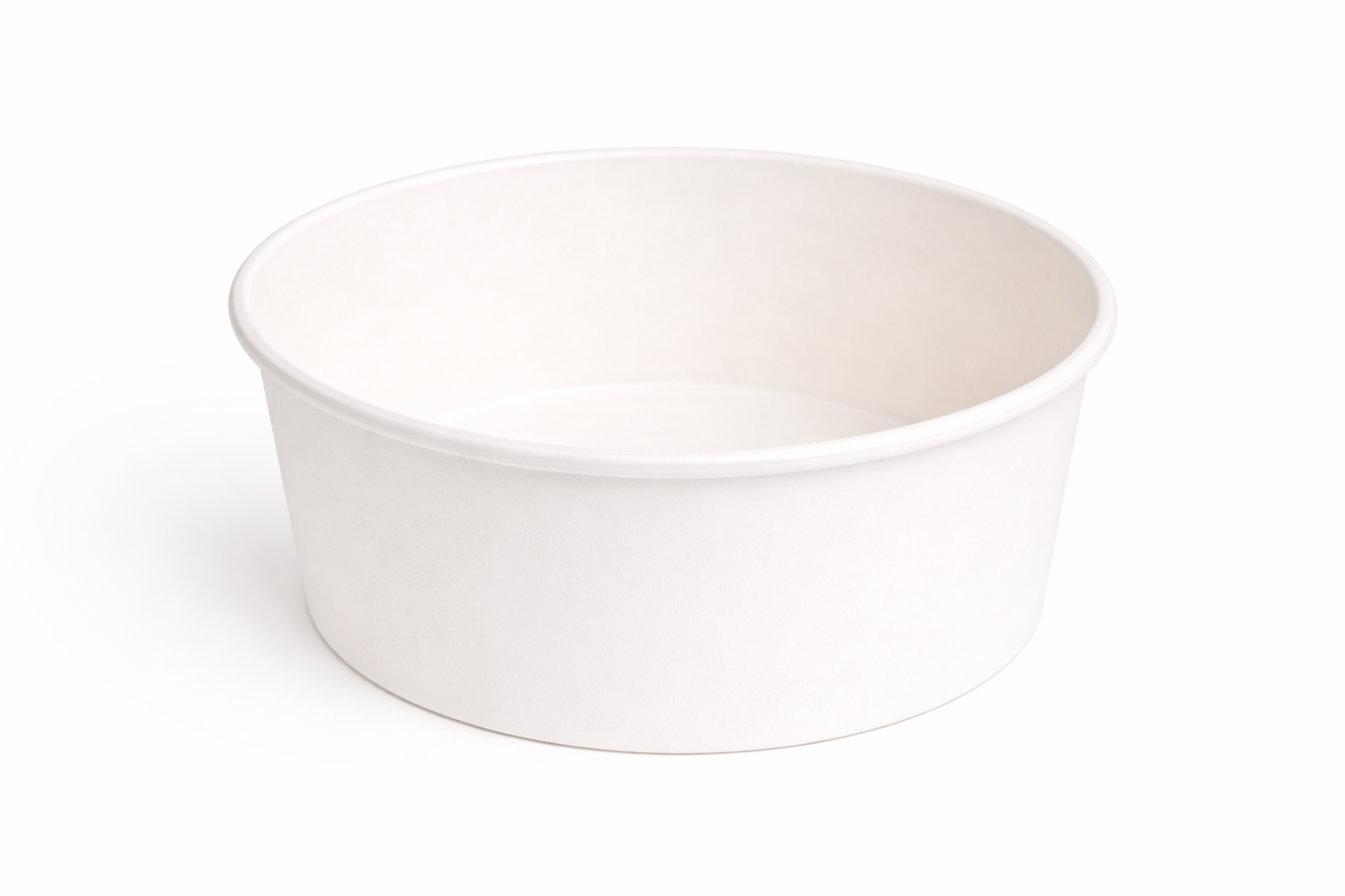 750ml Flat Kraft White Paper Takeaway Container Food-Grade with Leak R ...